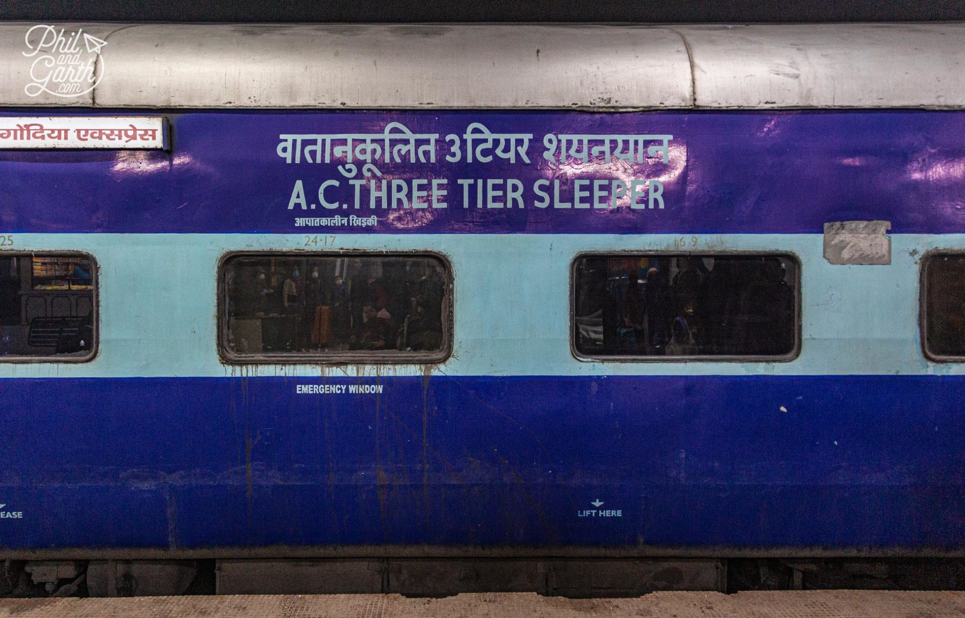 Survival Guide To Indian Railways Sleeper Trains - Phil and Garth
